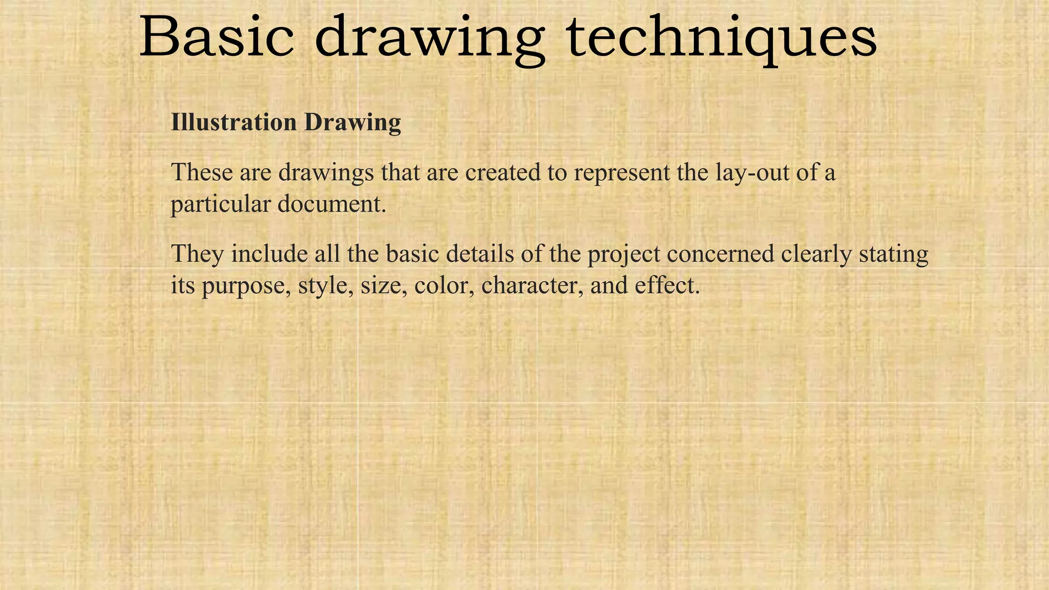 FOD UNIT 4 drawing techniques.pptx