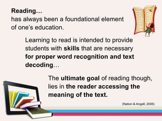 A Flexible Web-Based Reading Environment | PPT