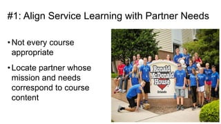Serving and Learning: Five Community Engagement Best Practices | PPT