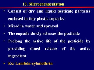 Comprehensive Overview of Insecticide Formulations and Their ...