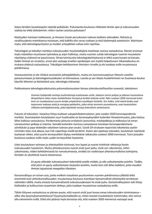 Futures of Education -raportti | PDF