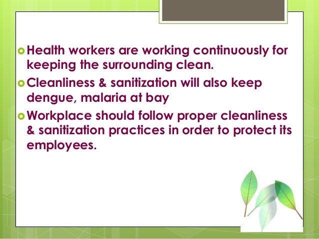 Cleanliness and Sanitization | PPT