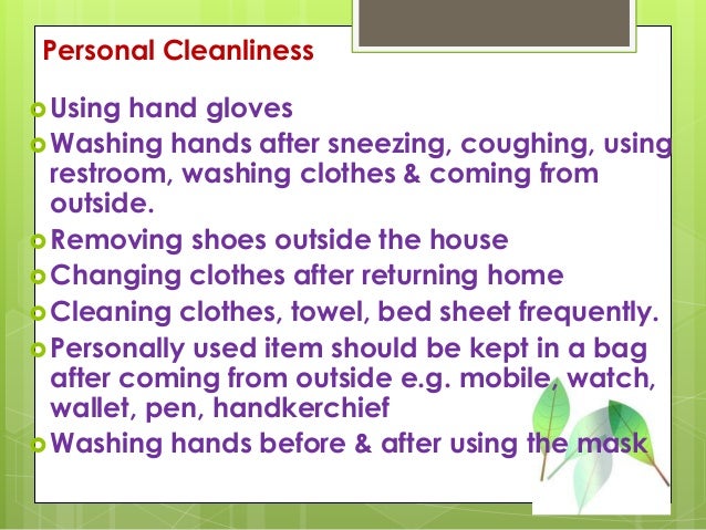 Cleanliness and Sanitization | PPT