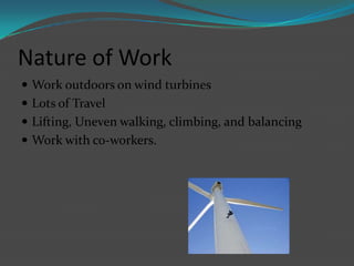 Wind Turbine Technician | PPTX