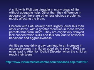 Foetal Alcohol Syndrome | PPT