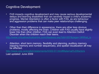 Foetal Alcohol Syndrome | PPT