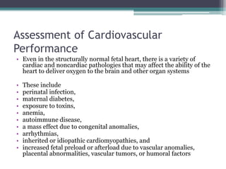 Foetal and perinatal cardiology 2.. | PPTX
