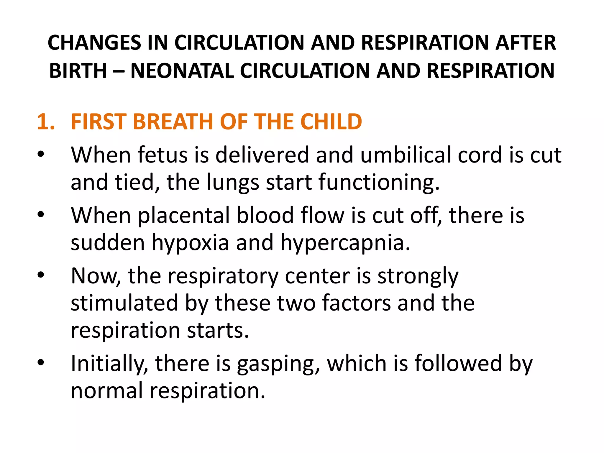 Foetal circulation | PPTX
