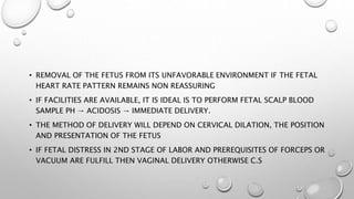 Foetal Distress.pptx basic information and knowledge | PPTX
