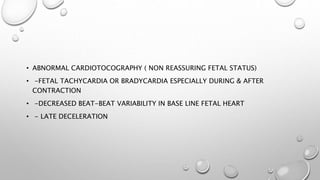 Foetal Distress.pptx basic information and knowledge | PPTX