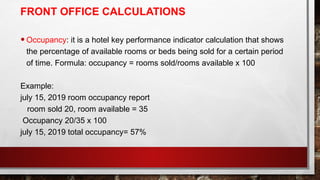 Front Office different types of REPORTS.pptx