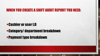 Front Office different types of REPORTS.pptx