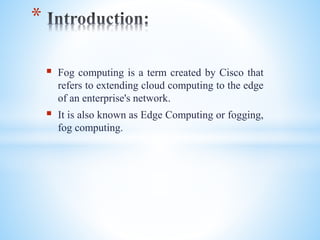 Fog | PPT