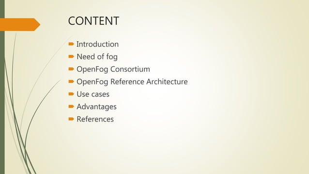 Fog Computing | PPTX | Computing | Technology & Computing