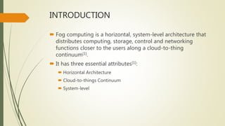 Fog Computing | PPTX