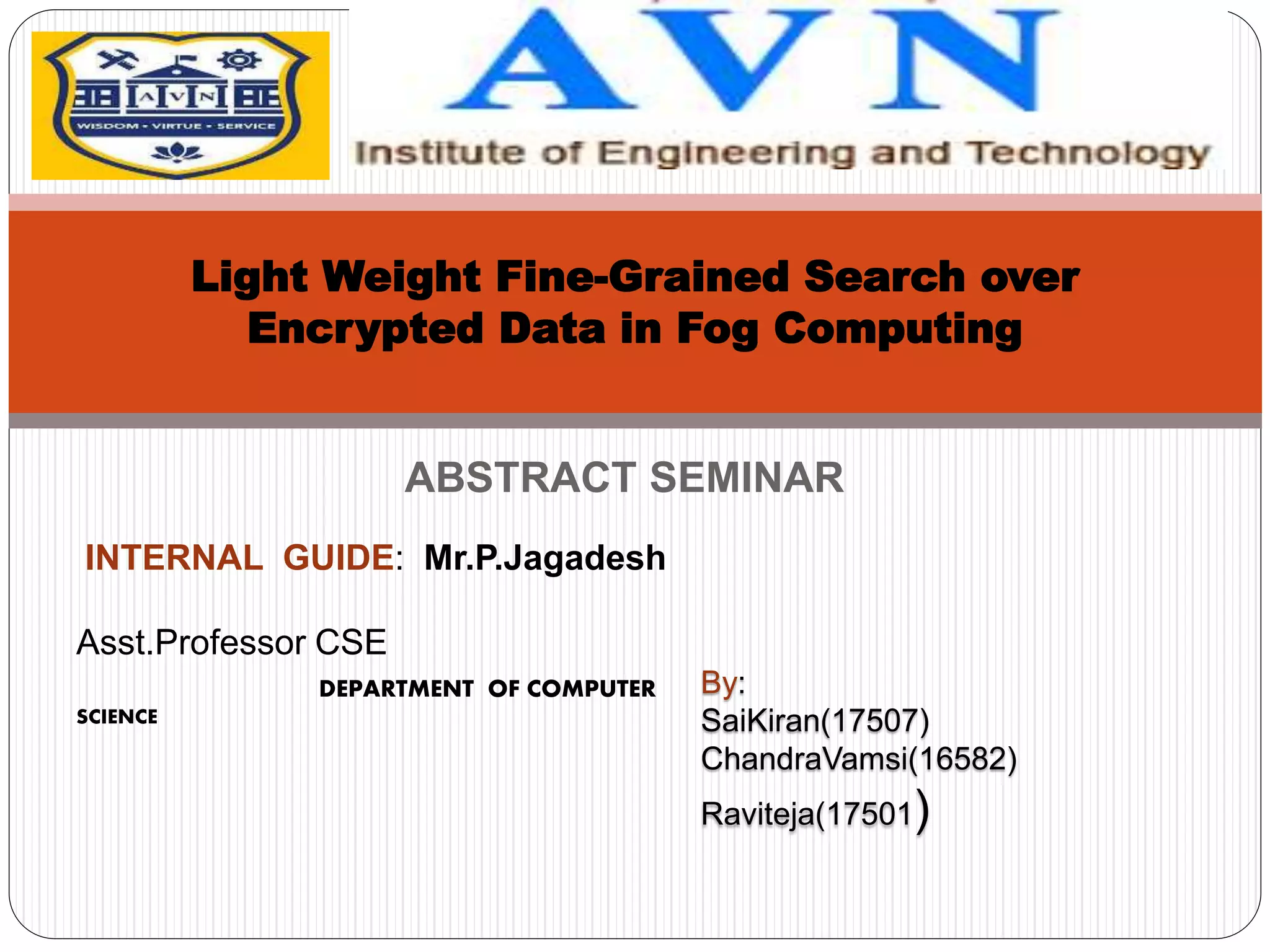Fog Computing Ppt 5338