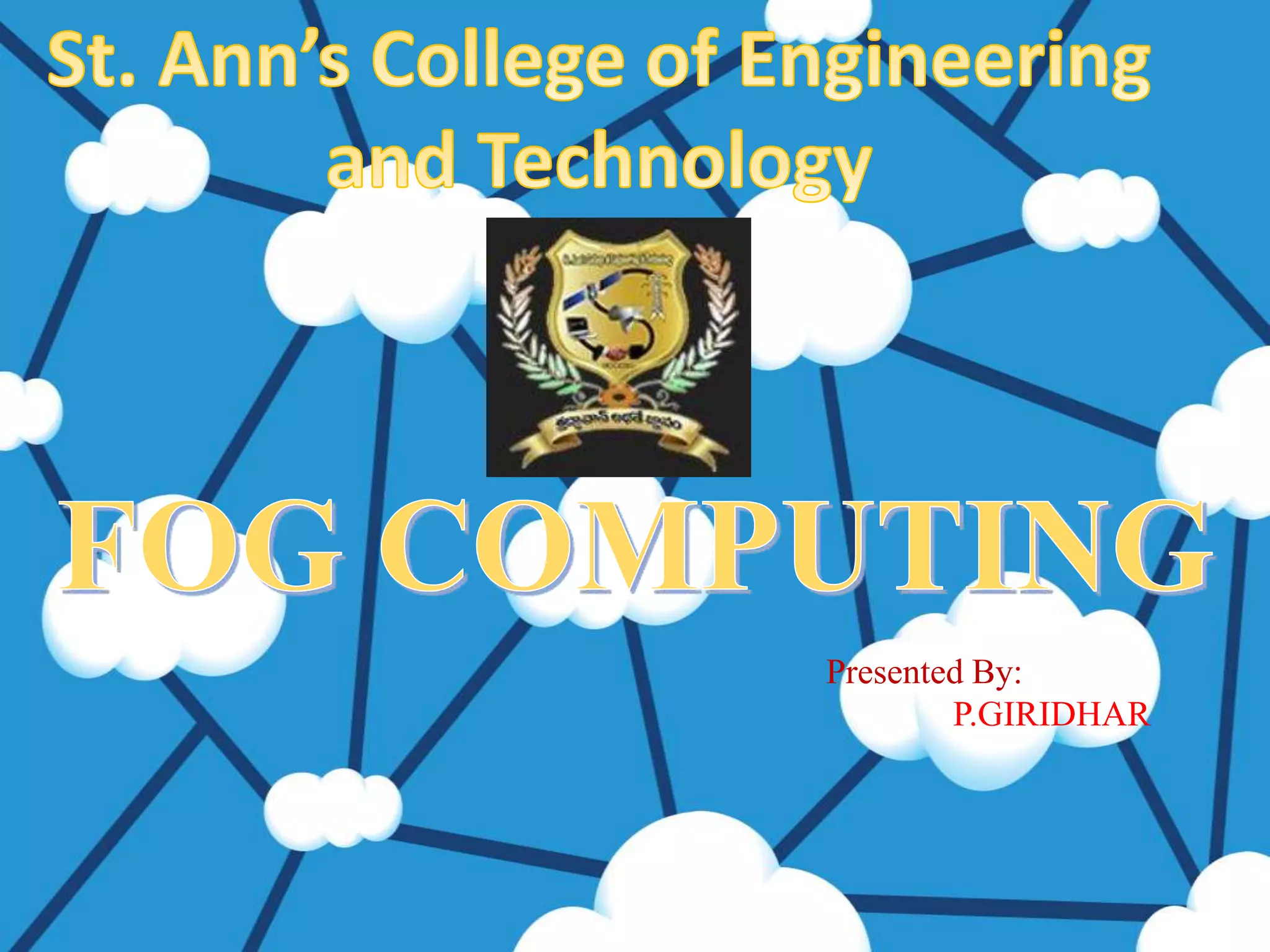 Fog Computing | PPTX