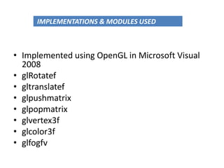Fog effect opengl project | PPT