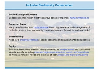 Inclusive Biodiversity Conservation in the Third Pole Environment | PDF