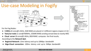 Fogify: A Fog Computing Emulation Framework | PPT