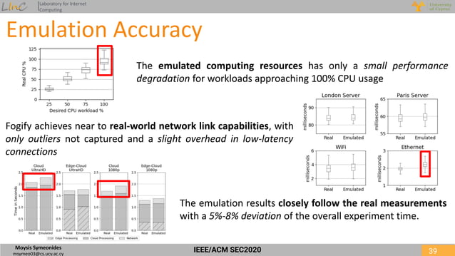 Fogify: A Fog Computing Emulation Framework | PPT