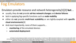 Fogify: A Fog Computing Emulation Framework | PPT