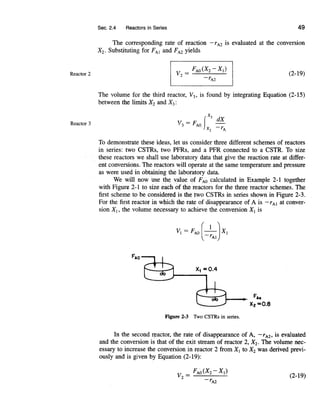 Fogler elements of chemical reaction engineering 3rd | PDF