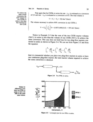 Fogler elements of chemical reaction engineering 3rd | PDF