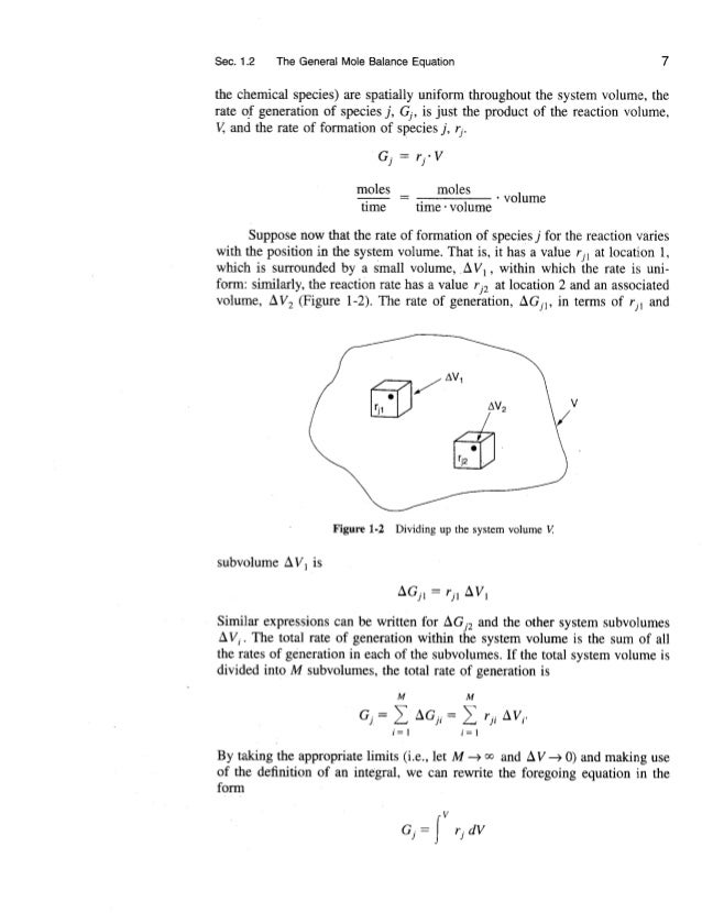 Fogler elements of chemical reaction engineering 3rd | PDF
