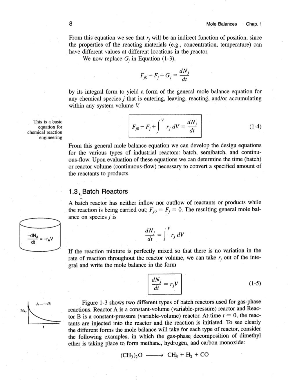 Fogler elements of chemical reaction engineering 3rd | PDF