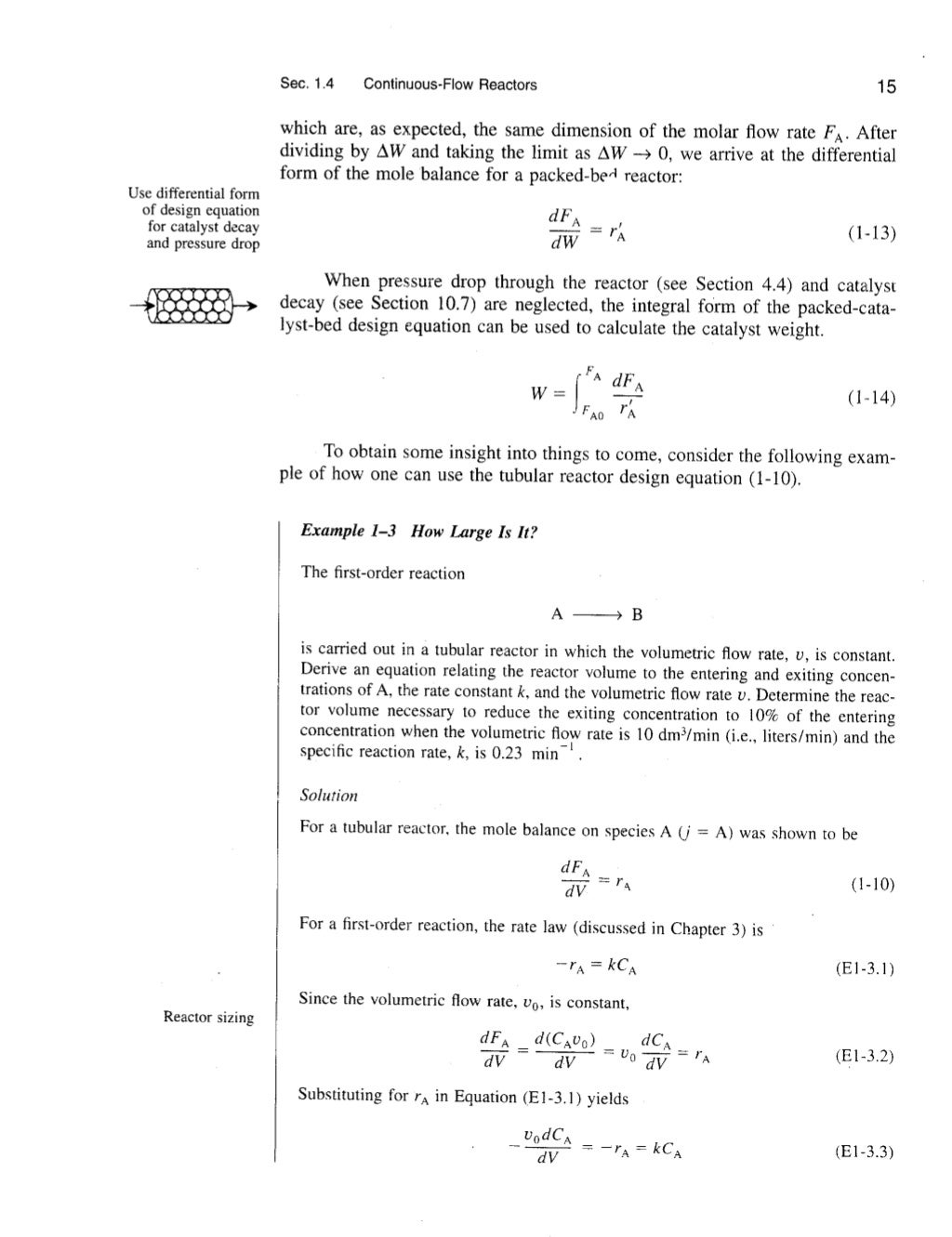 Fogler elements of chemical reaction engineering 3rd | PDF