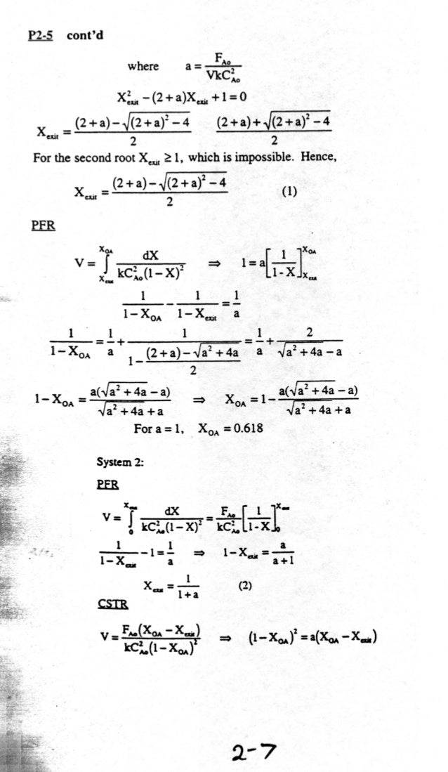 Fogler: solucionario de la tercera edición | PDF
