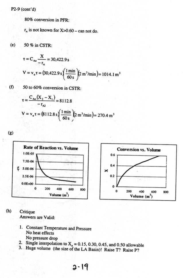 Fogler: solucionario de la tercera edición | PDF