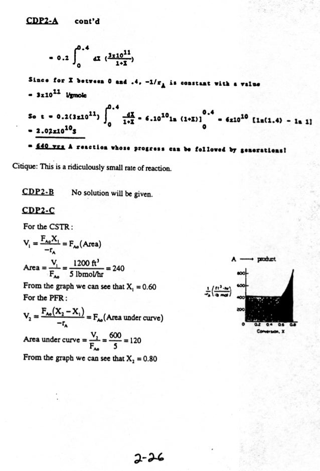 Fogler: solucionario de la tercera edición | PDF