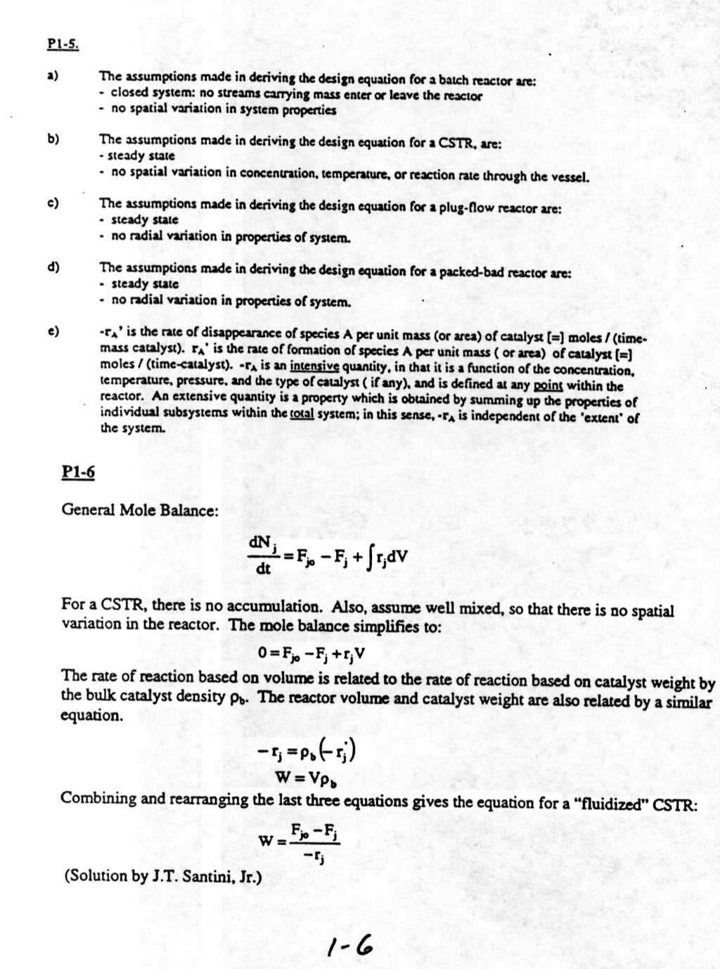 Fogler: solucionario de la tercera edición | PDF