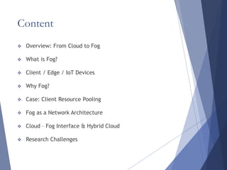 Fog Networking | PPT
