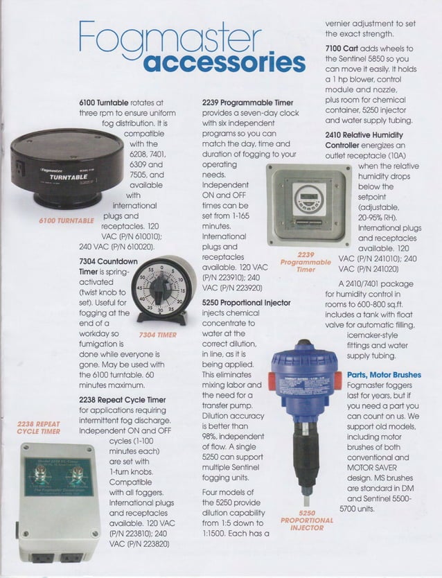 Fogmaster® catalog | PDF