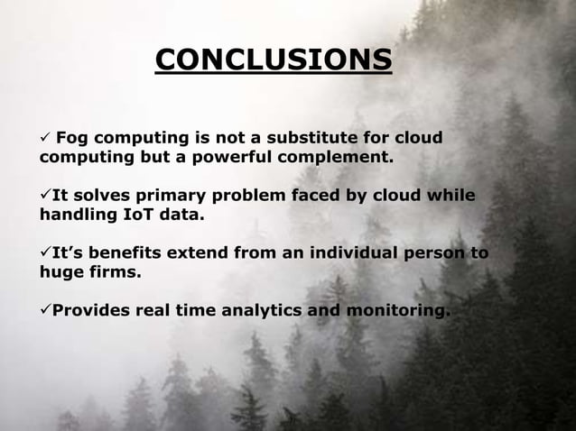 Fog ppt | PPSX | Cloud Computing | Internet
