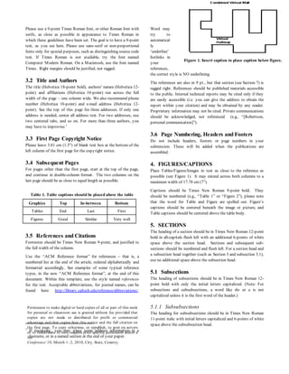 ACM Word Template for SIG Site | PDF