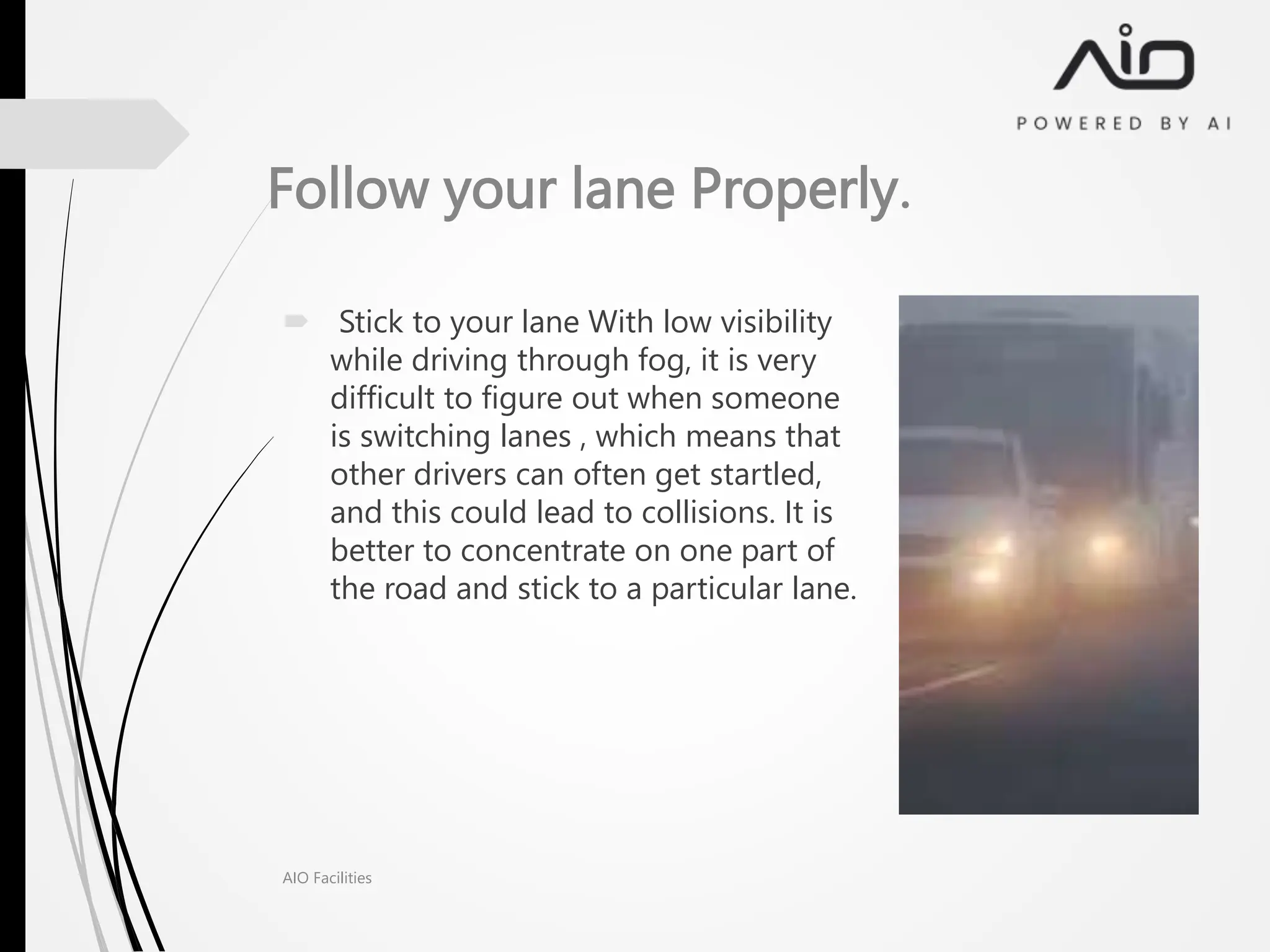 Safety Tips for drivers in Foggy seasons | PPTX