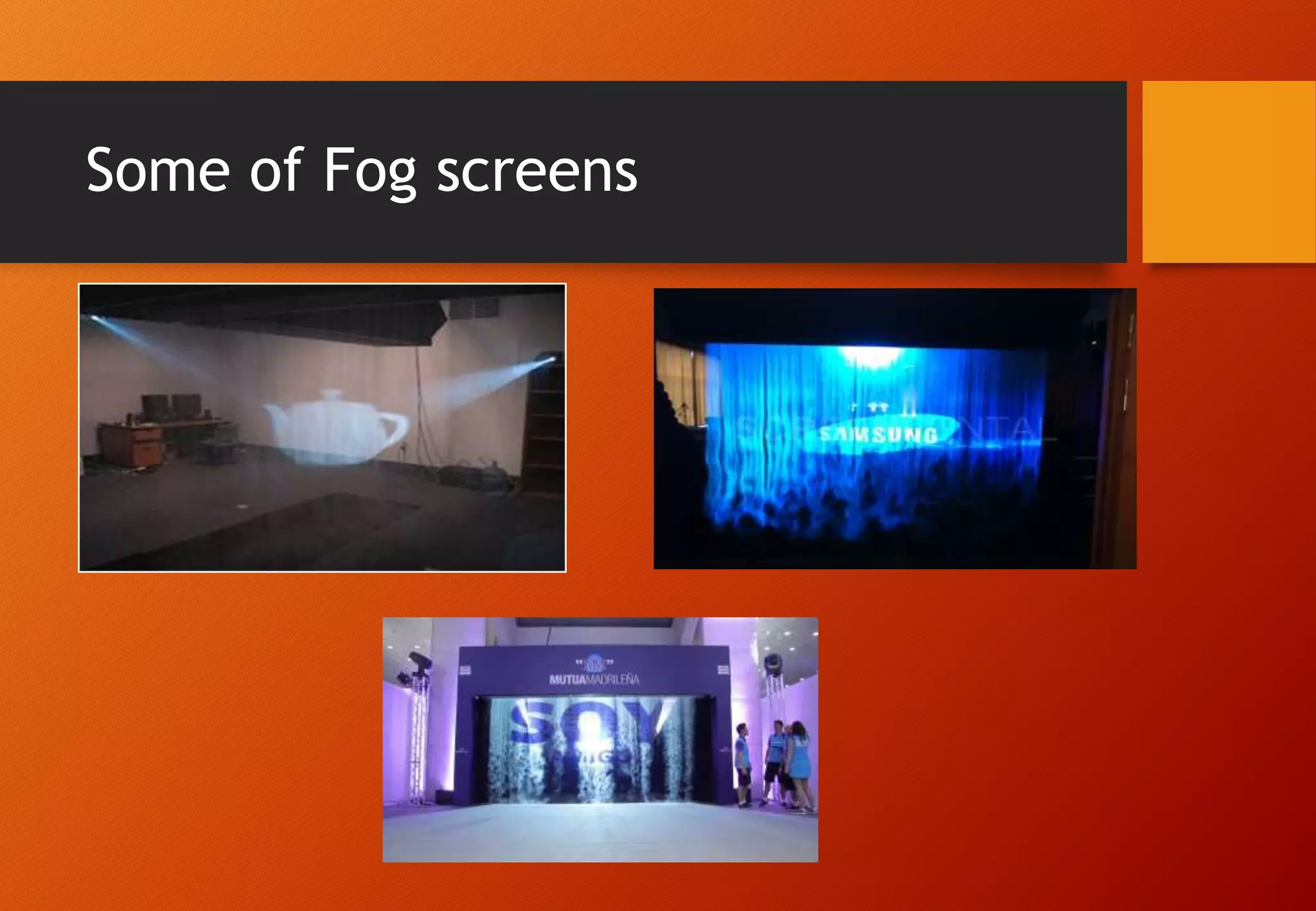 Fog screen | PPTX