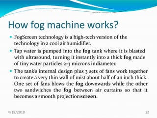 Fog screen | PPTX