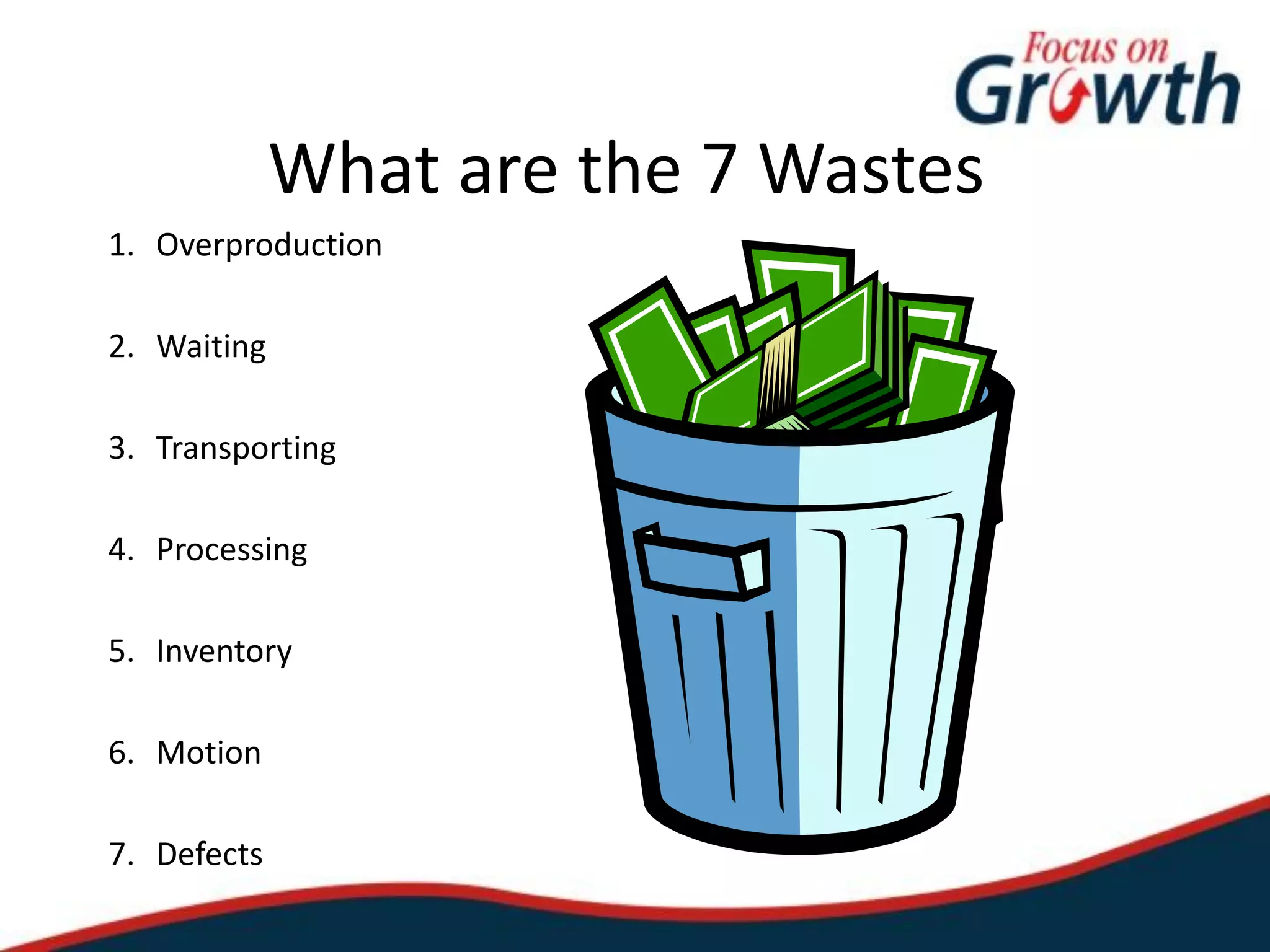 Focus on Growth - 7 Wastes | PDF