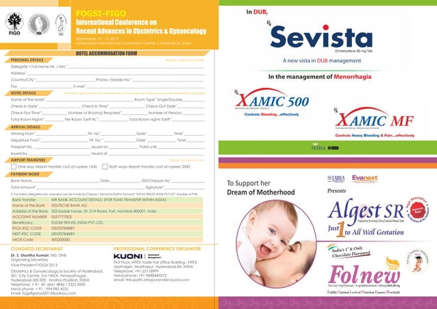 Fogsi figo-hyd 2013 brochure A GREAT CONFERENCE TO BE AT | PDF ...