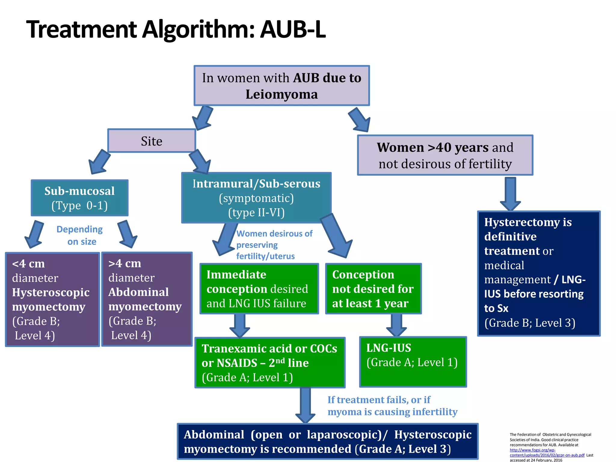 Insight AUB Presentations based on FOGSI AUB GUIDELINES | PPTX