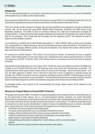 Fogsi GCPR on pregnancy with covid 19 version 1 | PDF