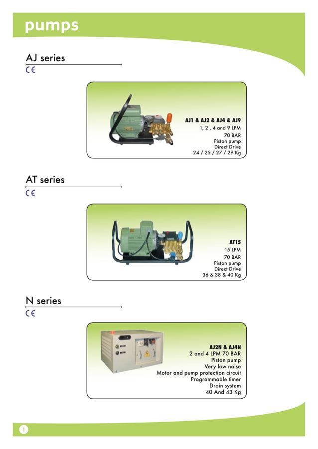 Fog system pumps_catalogue | PDF