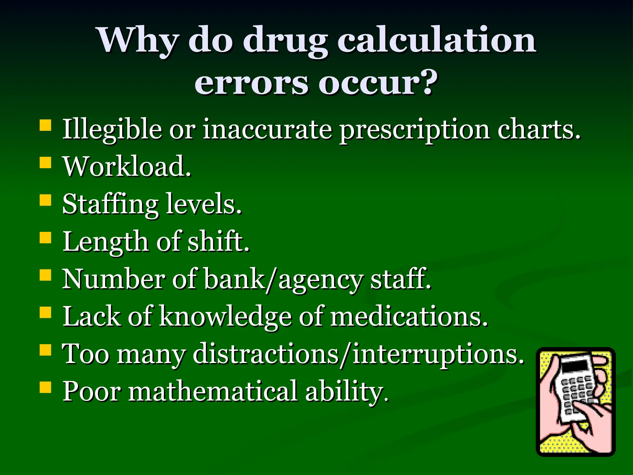 FOI 4498- Pharmaceutical Calculation Methods - Drug Calculations for ...