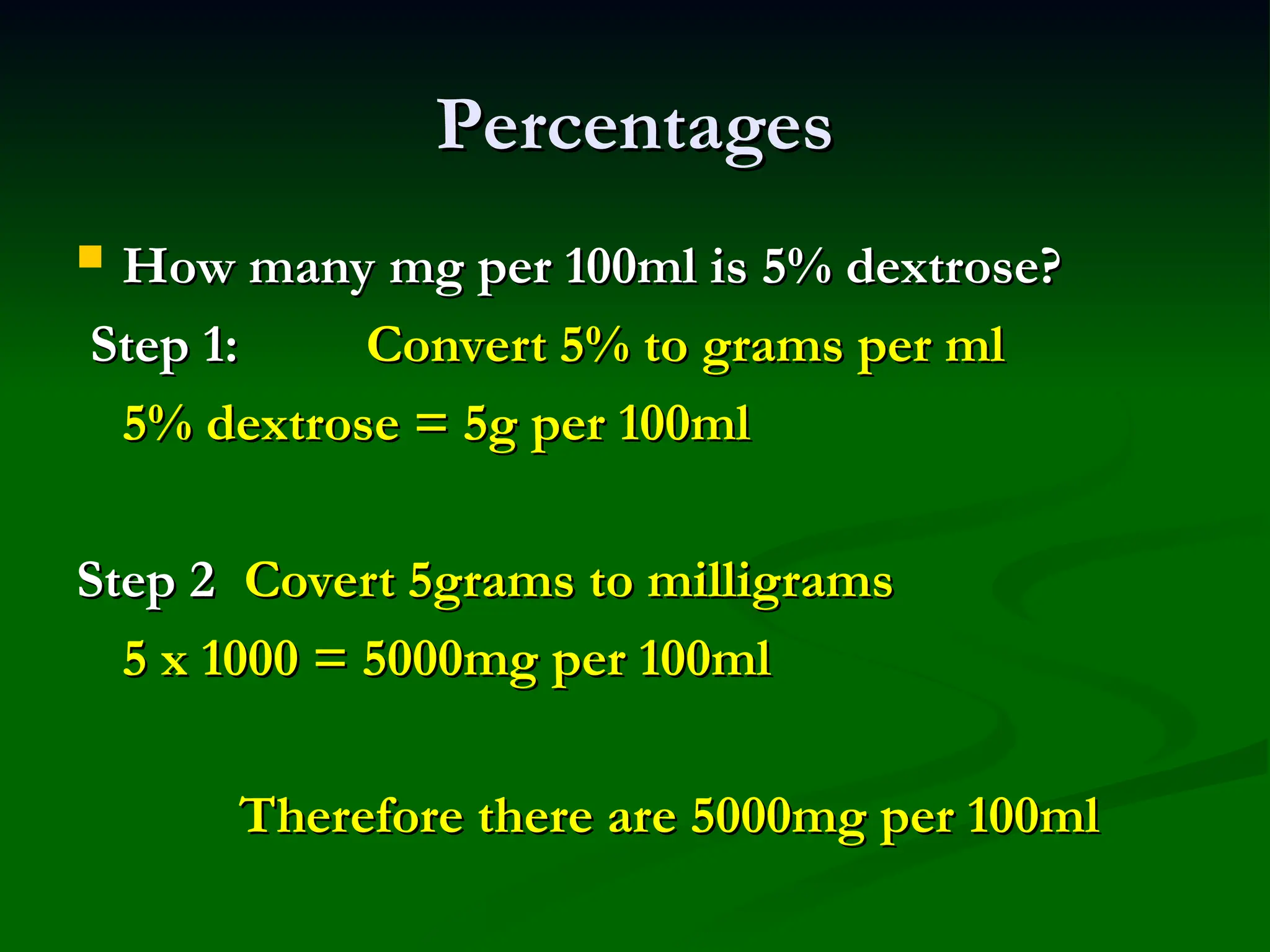 FOI 4498- Pharmaceutical Calculation Methods - Drug Calculations for ...