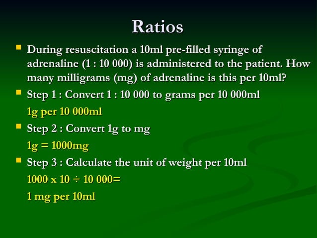 FOI 4498- Pharmaceutical Calculation Methods - Drug Calculations for ...